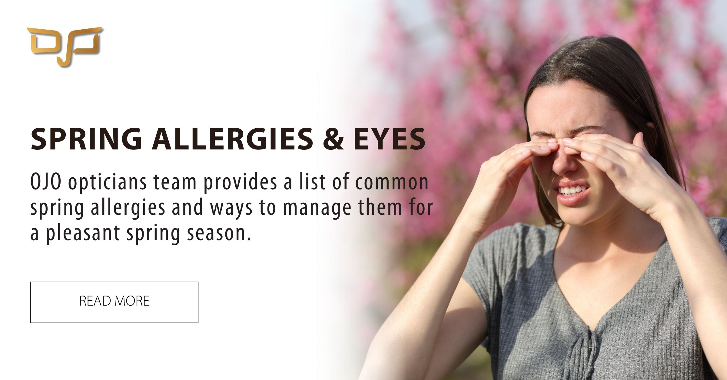 Spring Allergies & Eyes - Treatment and Prevention | OJO Sunglasses